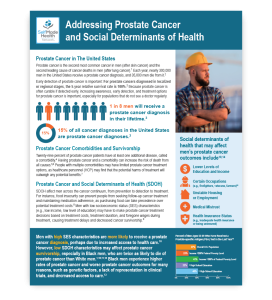 Addressing Prostate Cancer and Social Determinants of Health (SDOH ...